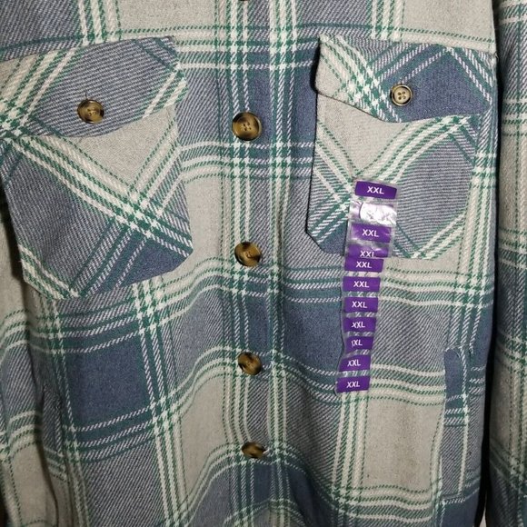 Member's Mark | Jackets & Coats | Members Mark Plaid Shacket Xxlarge ...
